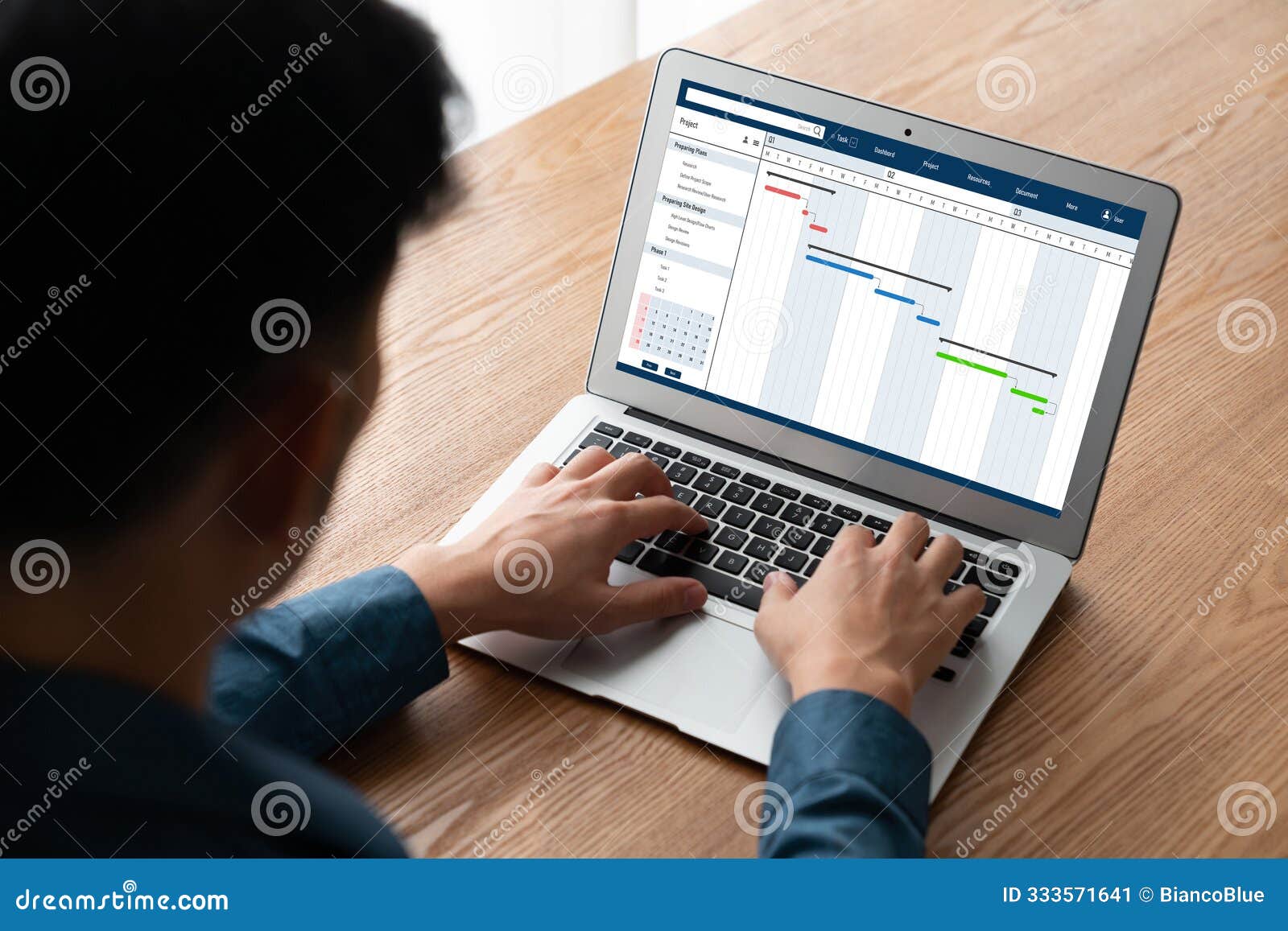 Project Planning Software for Modish Business Project Management Stock ...