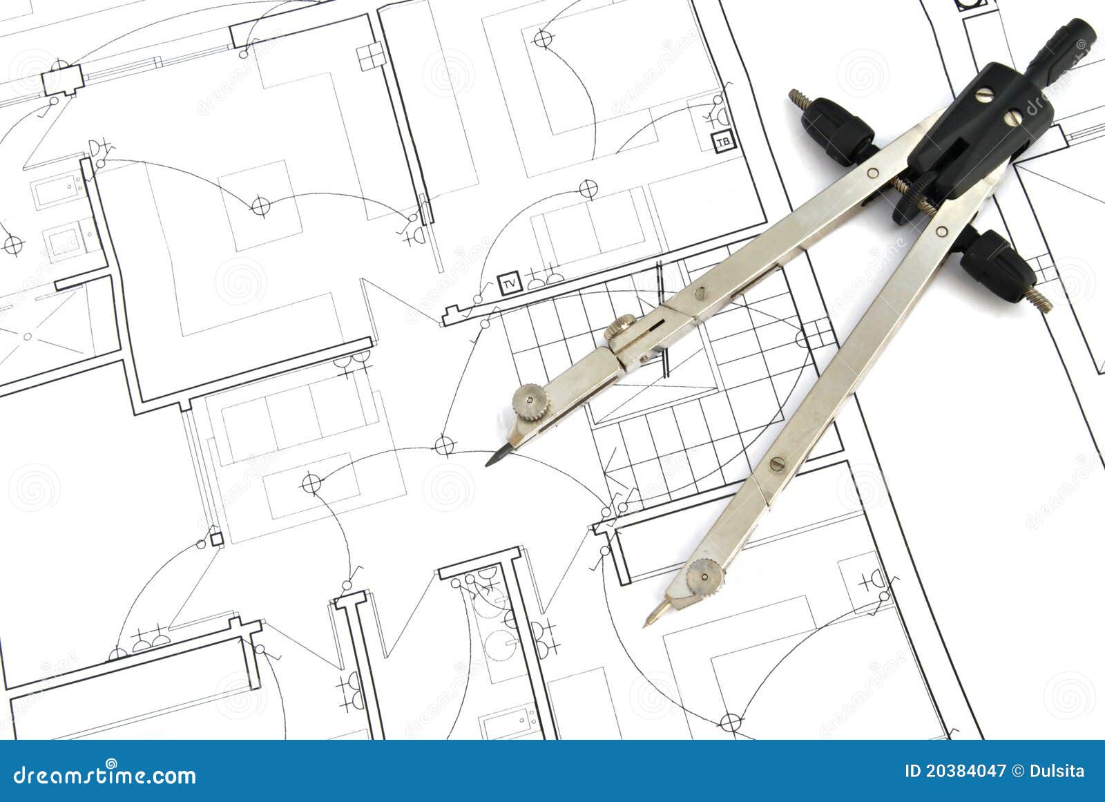 Project plans stock image. Image of delineation, measure - 20384047