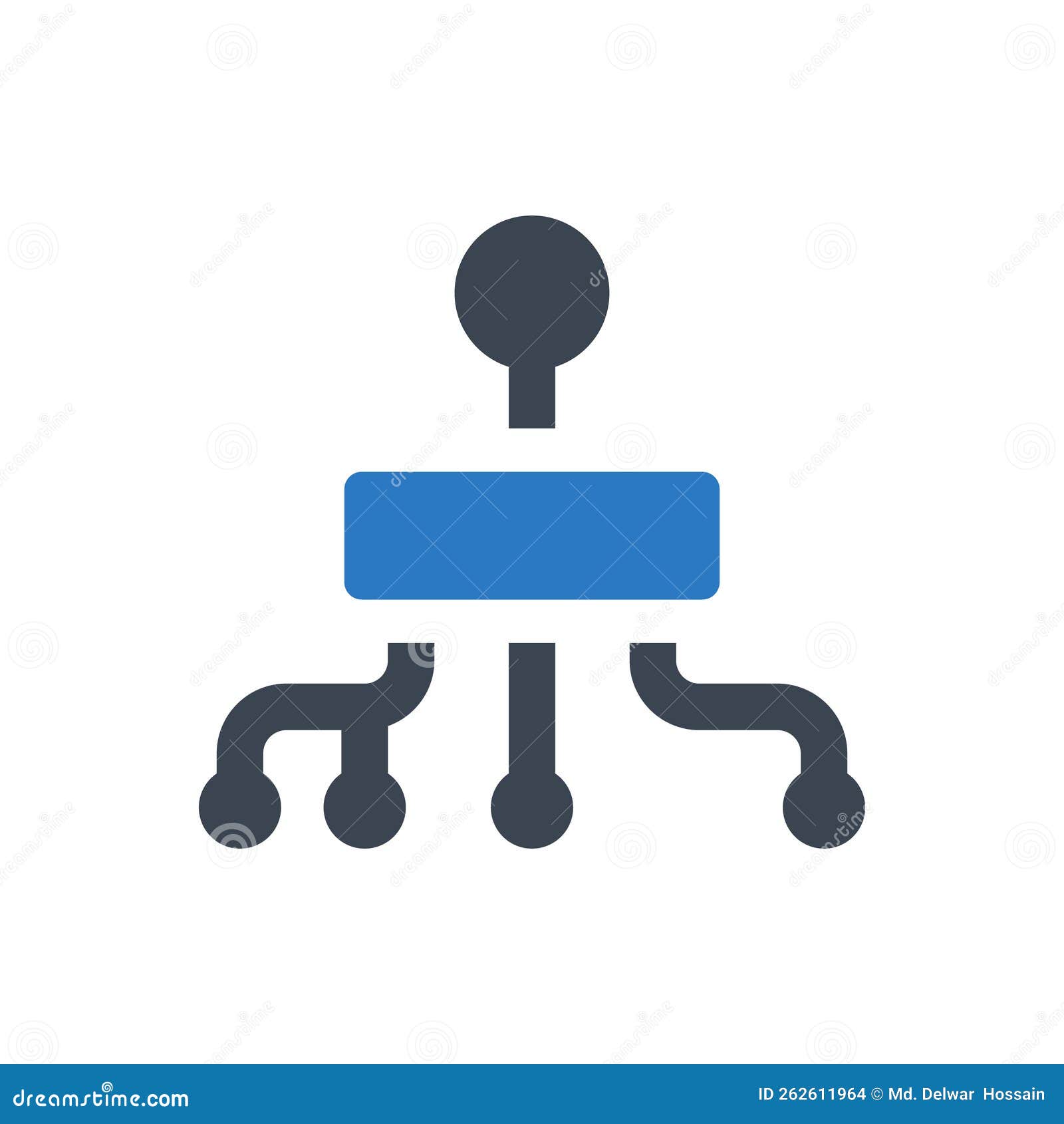 Project Process Planning Icon Stock Vector - Illustration of symbol ...