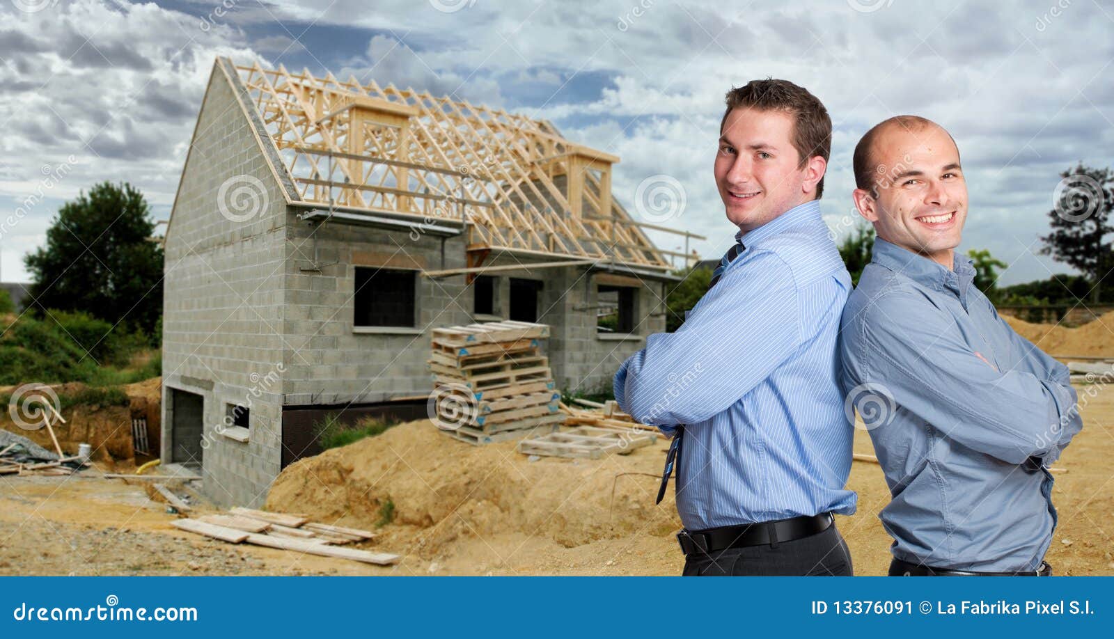 Project realization stock image. Image of residential - 13376091