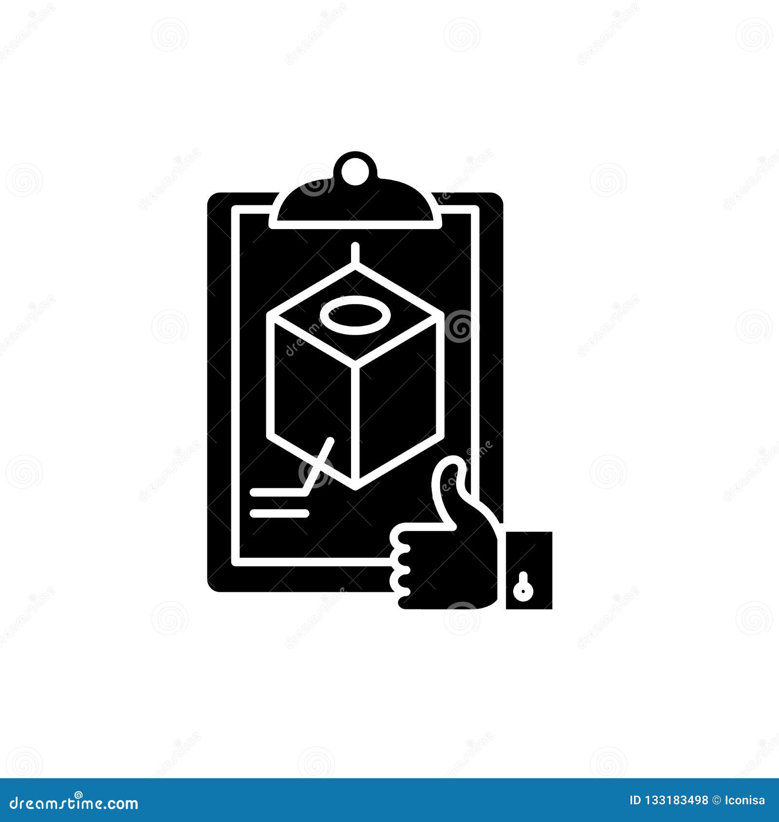 Project Recognition Line Icon Concept. Project Recognition Vector ...