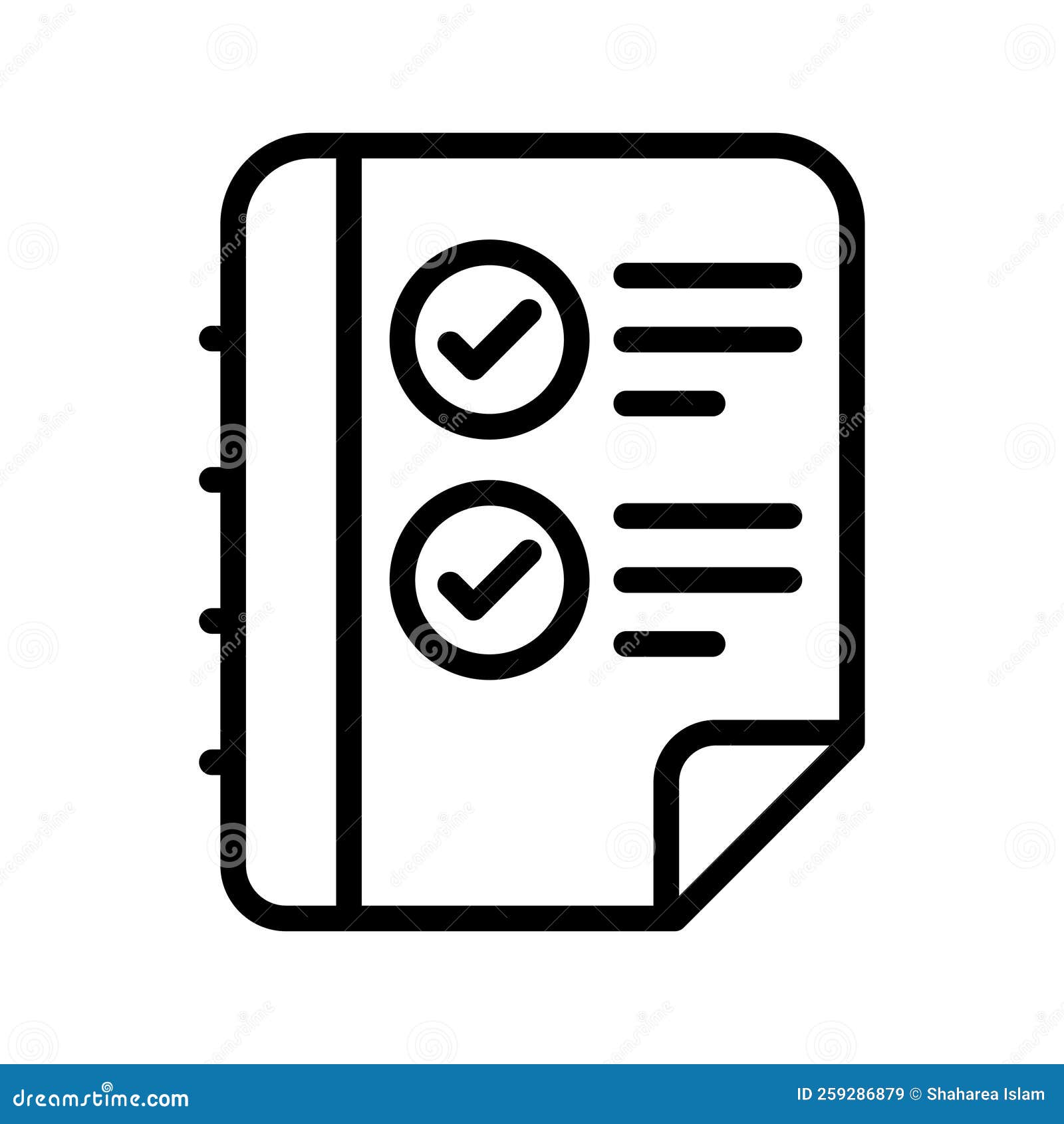 Project schedule icon stock vector. Illustration of tasks - 259286879