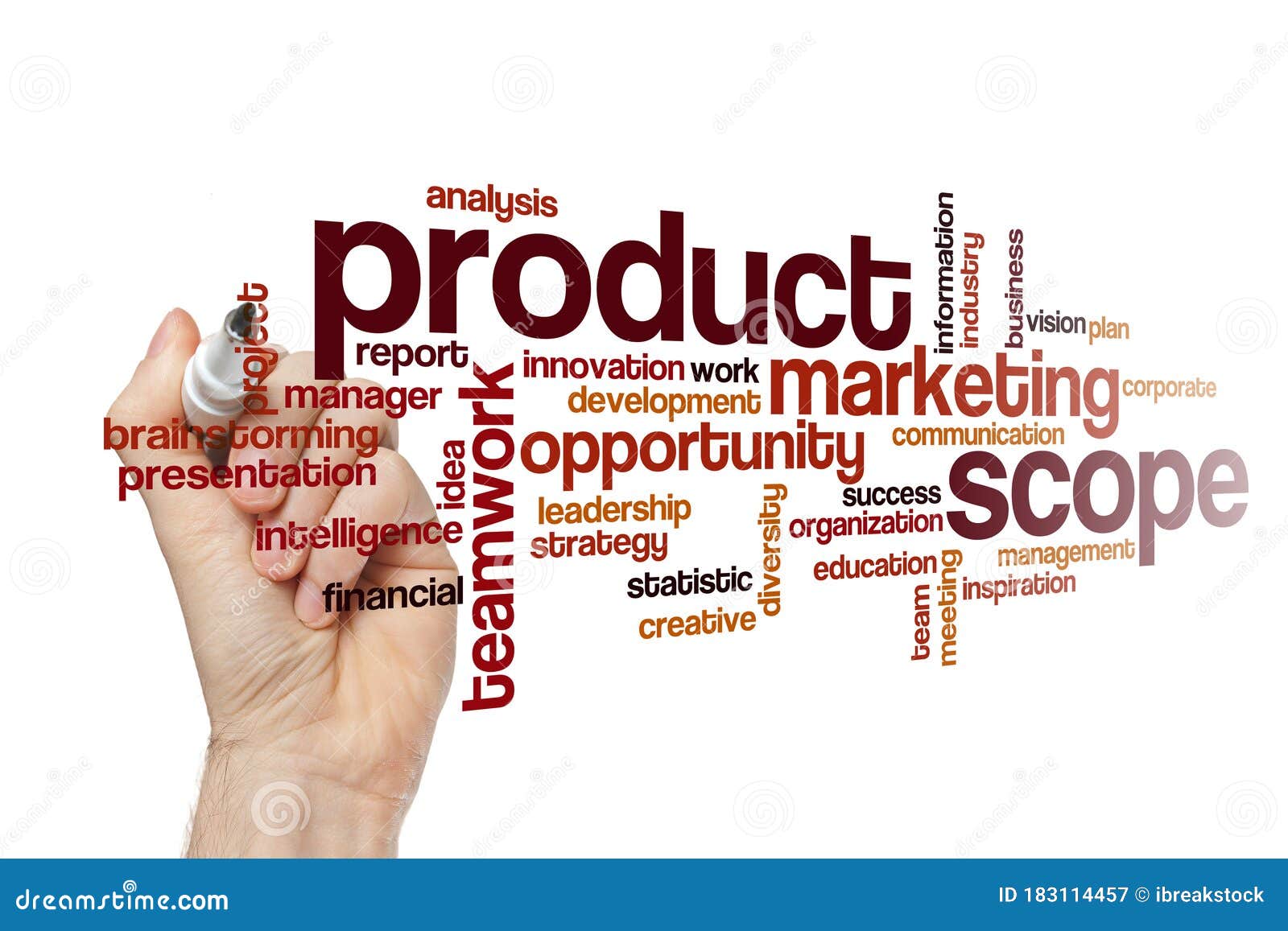Project Scope Word Cloud Concept Stock Illustration - Illustration of ...