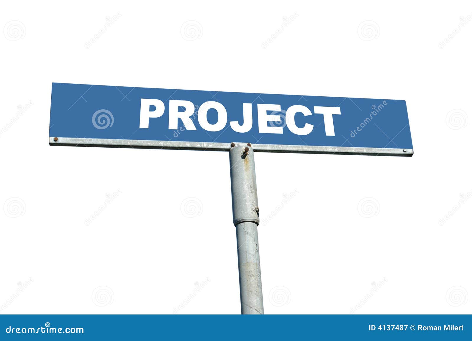 Project signpost stock image. Image of idea, creativity - 4137487