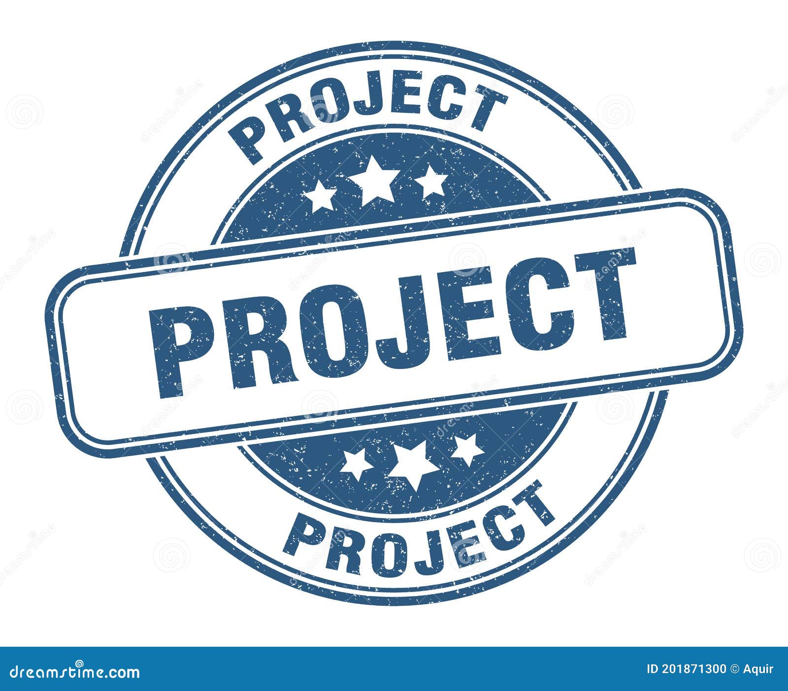 Project Stamp. Project Label. Round Grunge Sign Stock Vector ...