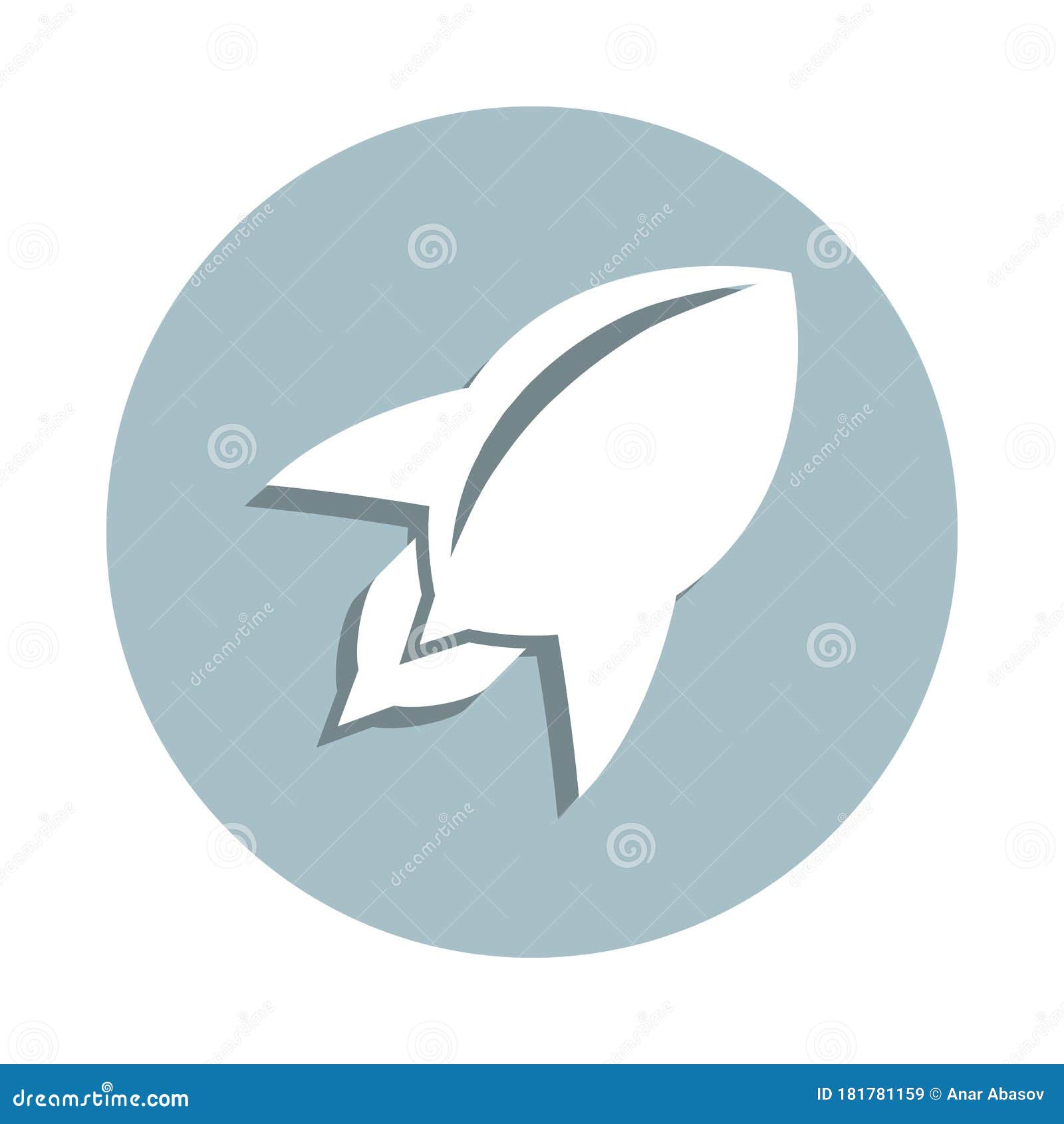 Project Start Badge Icon. Simple Glyph, Flat Vector of Software ...