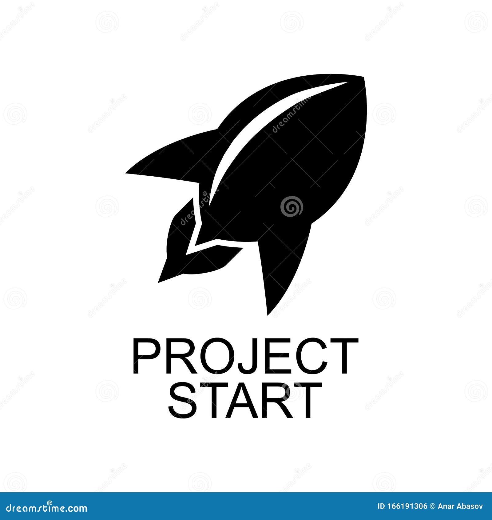 Project Start Icon. Element of Software Development Signs with Name for ...