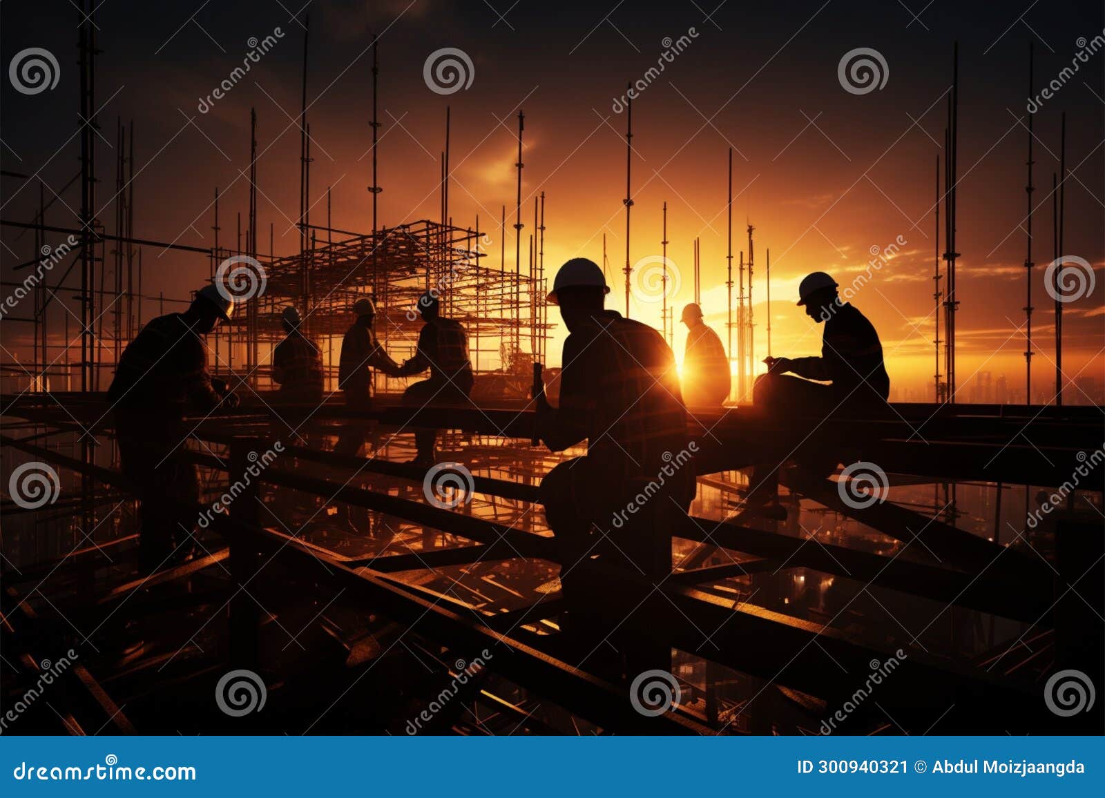 Project Synergy Construction Engineer, Contractor, Teamwork Silhouette ...