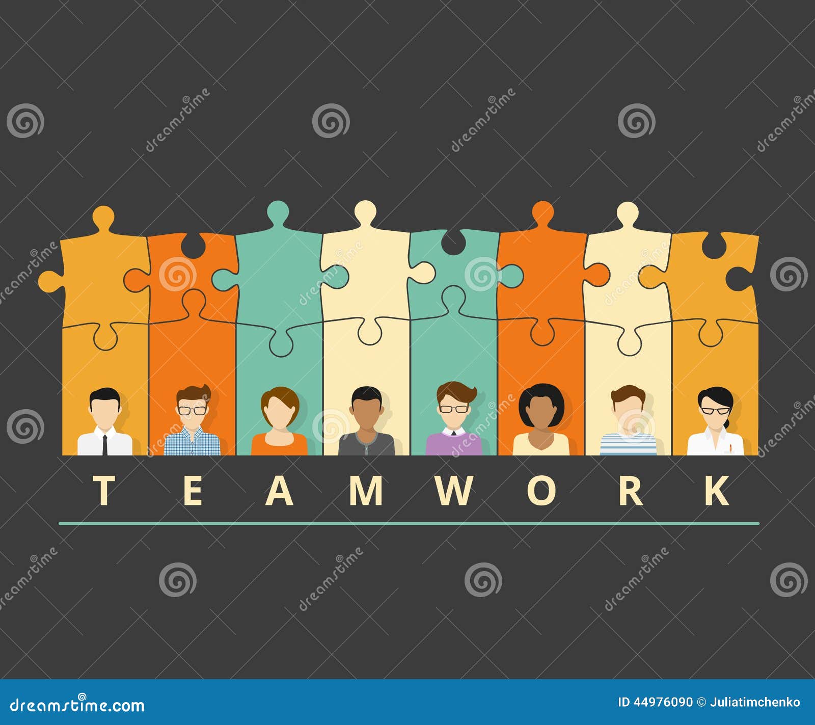 Project team avatars stock vector. Illustration of manager - 44976090