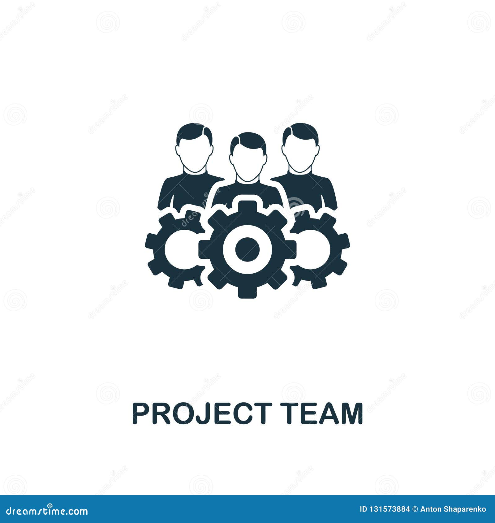 Project Team Icon. Premium Style Design from Teamwork Collection. UX ...