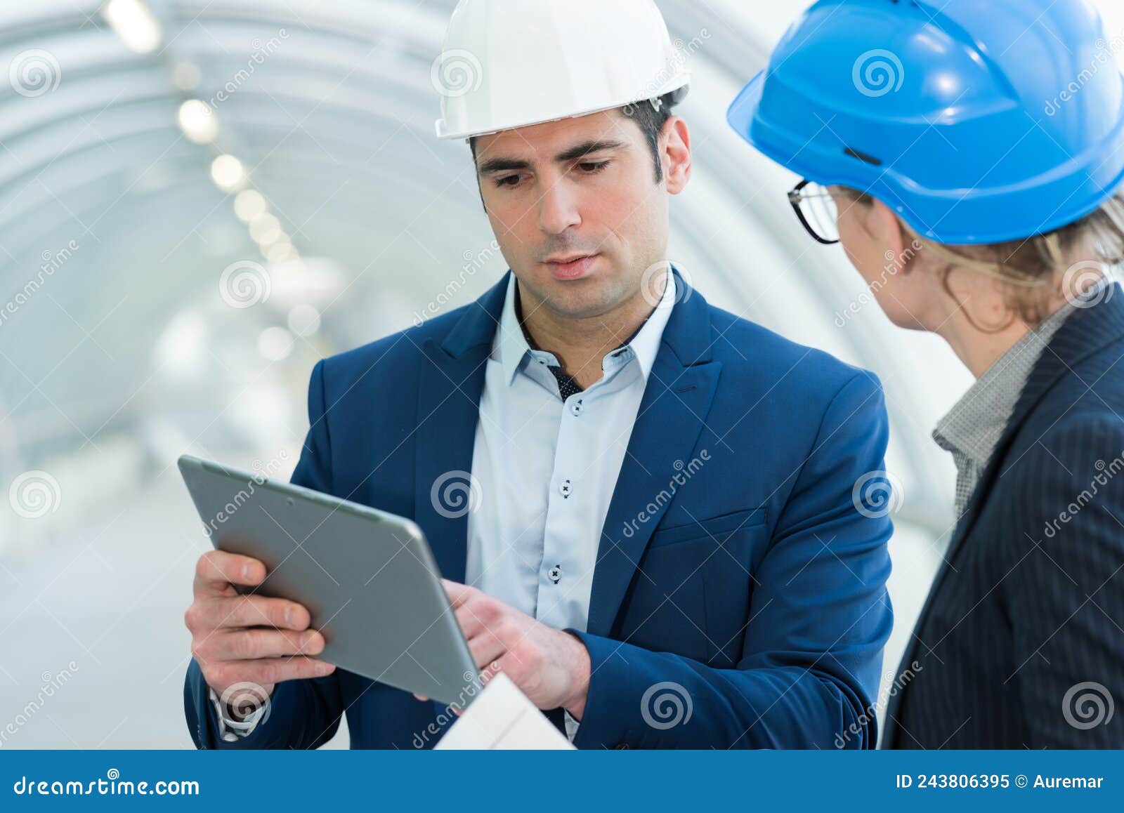 Project Team Leader Having Conversation Stock Image - Image of partner ...