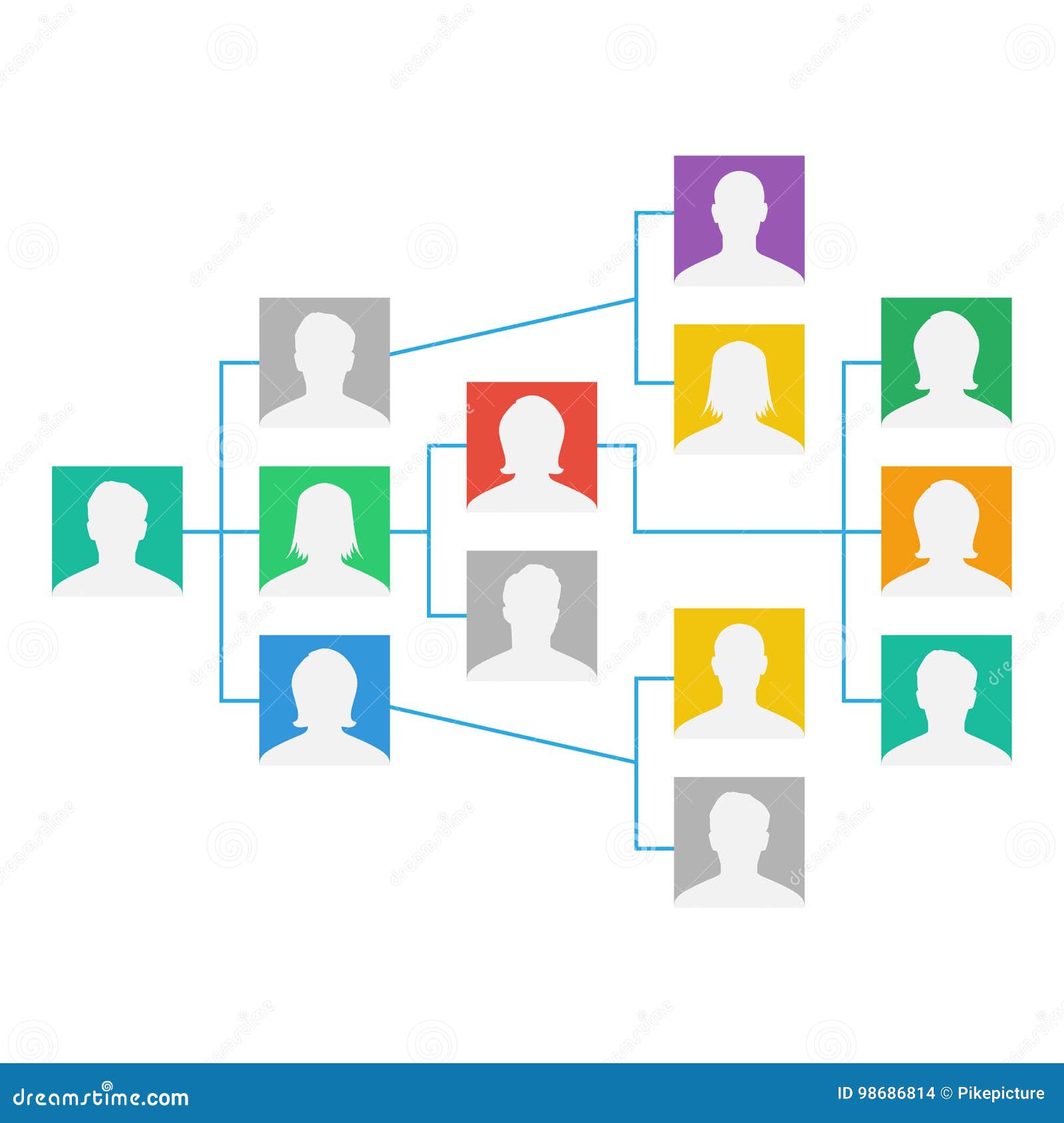 Project Team Organization Chart Vector. Colleagues Working Together ... Project Team Organization Chart Vector. Colleagues Working Together ...