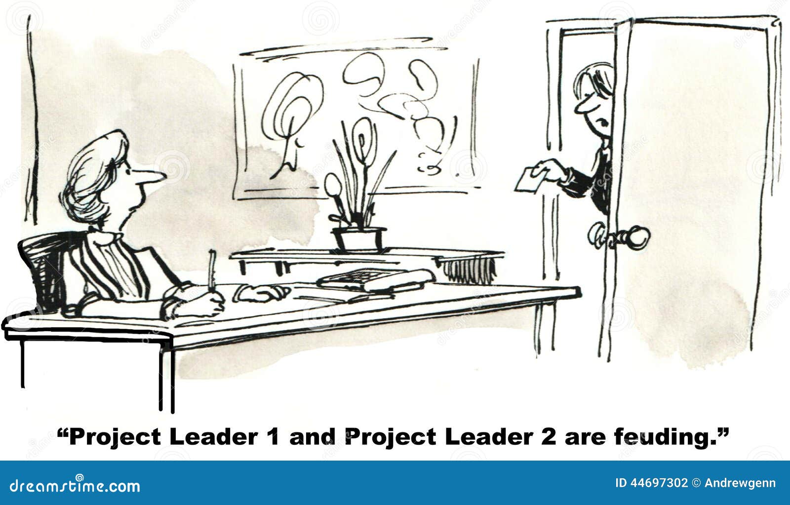 Project Teams Competing For Resources Stock Photography | CartoonDealer ...