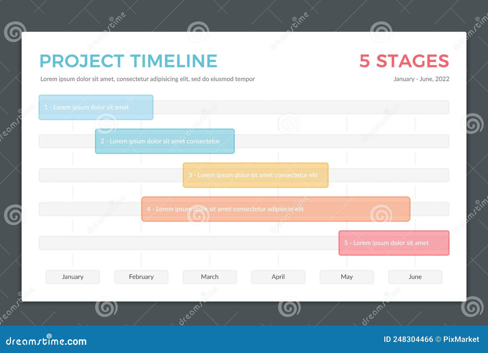 Project Timeline Cartoon Vector | CartoonDealer.com #160037895