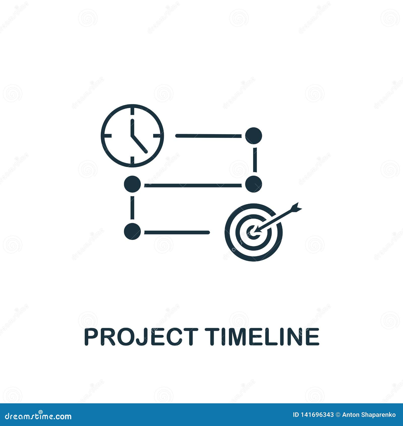 Project Timeline Icon. Creative Element Design from Risk Management ... Project Timeline Icon. Creative Element Design from Risk Management ...