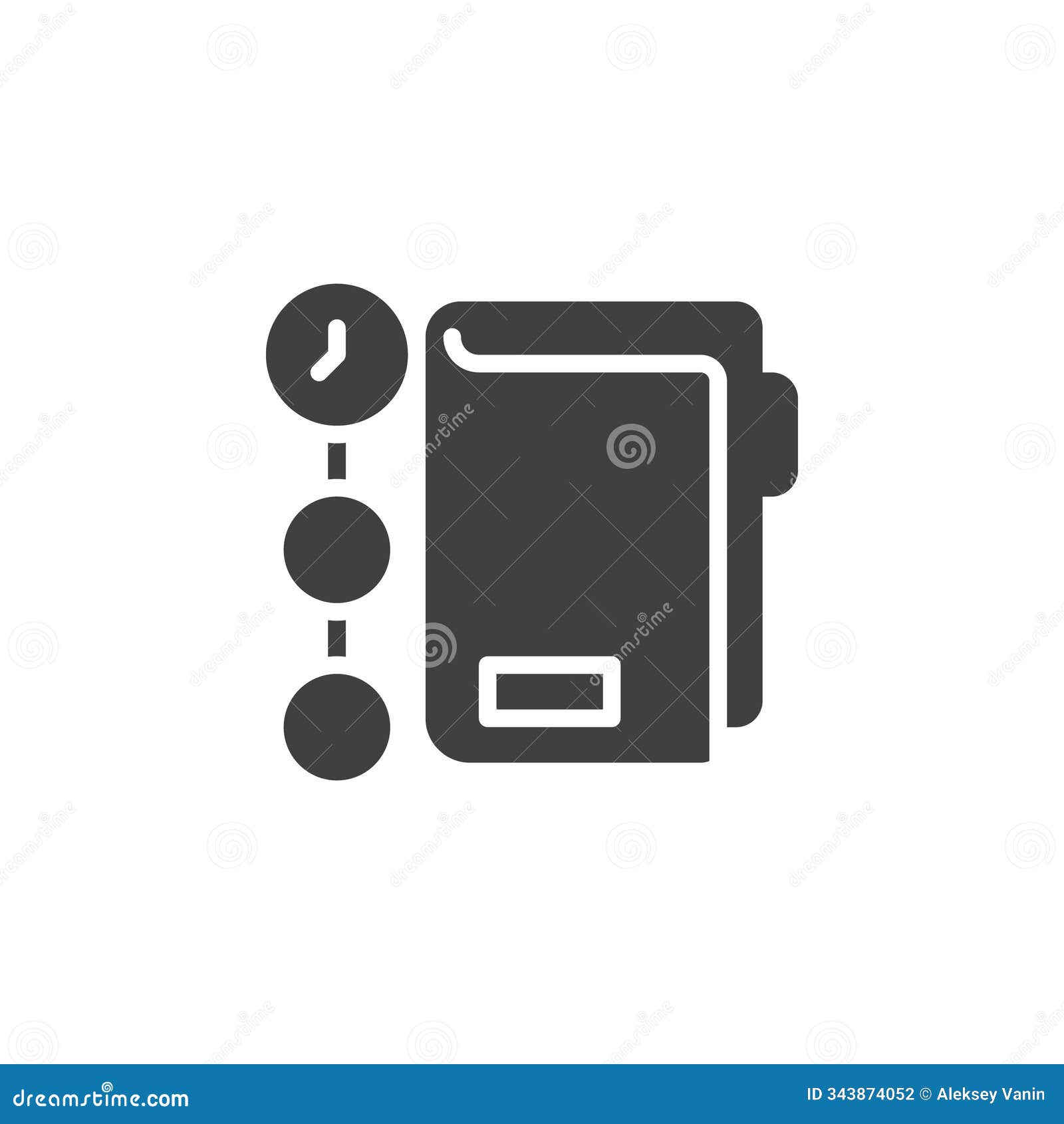 Project Timeline Gantt Graph Template With Overlay Circle Blocks Vector ...