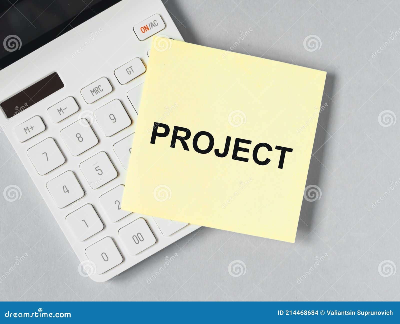 Project Word, Inscription on Paper on Office Table Stock Photo - Image ...