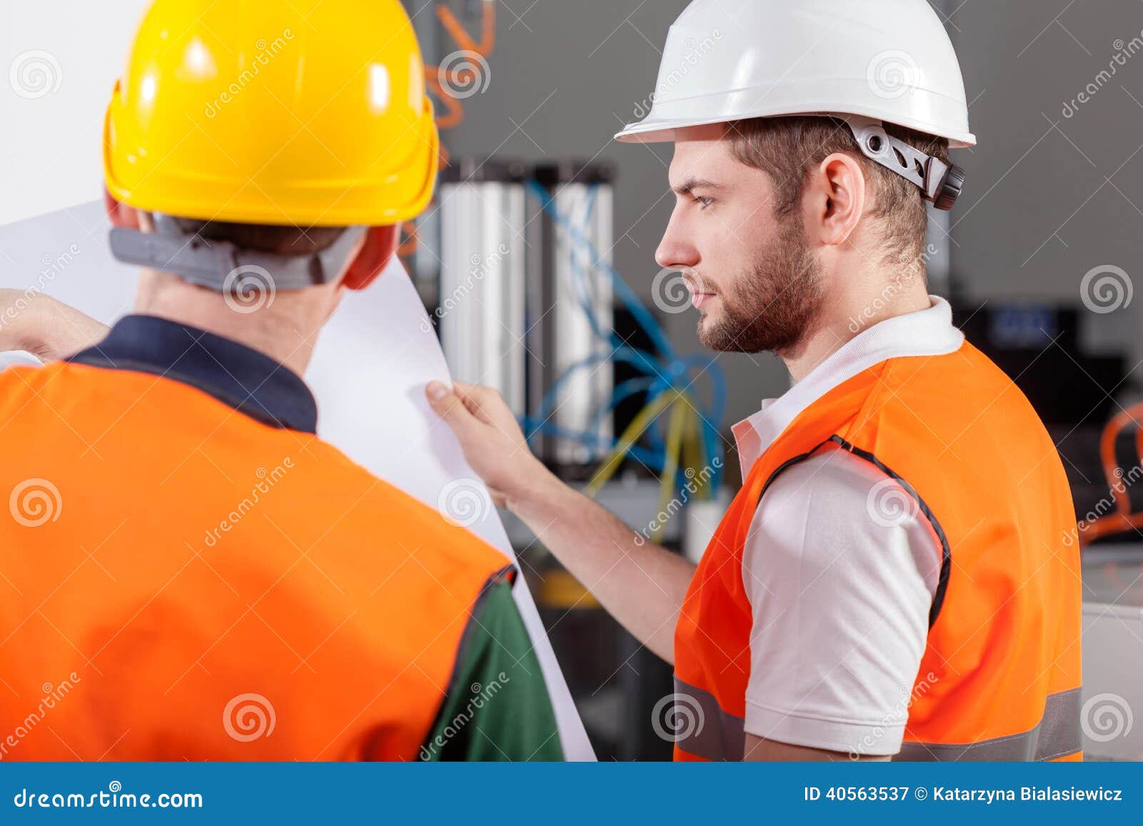Project Workers during Their Job Stock Image - Image of management ...