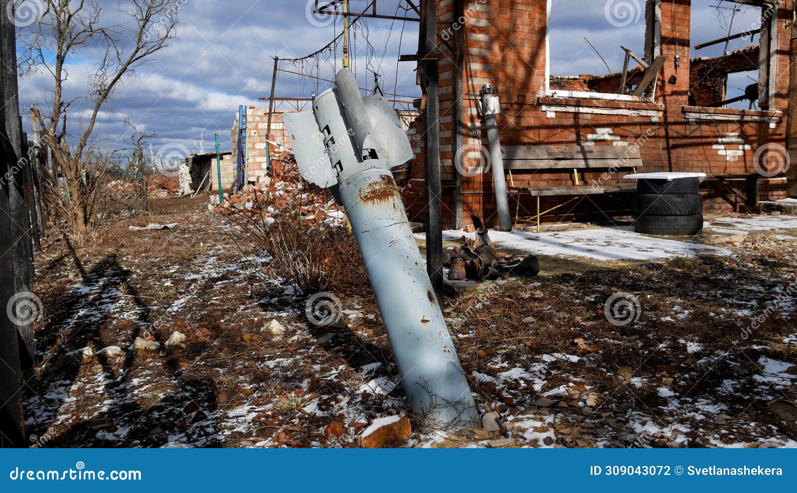 A Projectile from a Multiple Launch Rocket System Hit the Ground in the ...