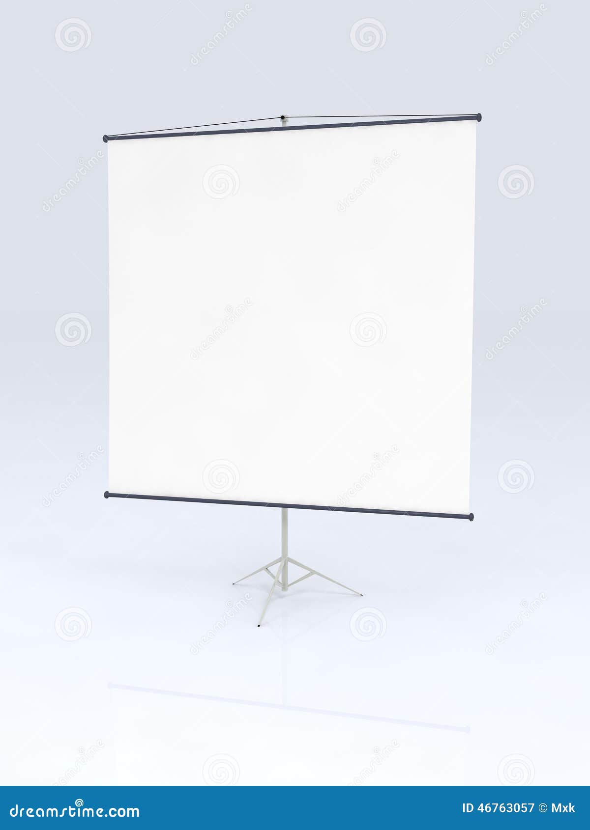 Projecting screen stock illustration. Illustration of isolated - 46763057