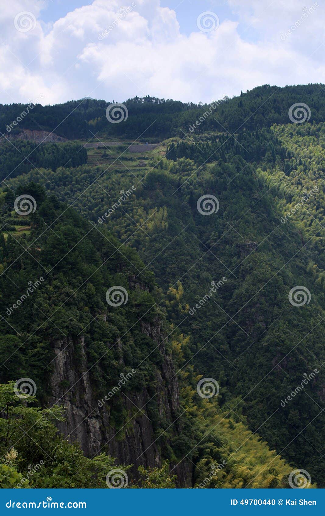 The Projection on the Cloud Stock Photo - Image of cliffs, leaf: 49700440