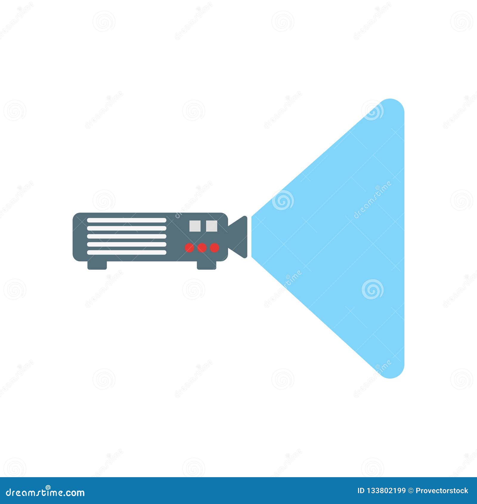 Projection Icon Vector Sign and Symbol Isolated on White Background ...