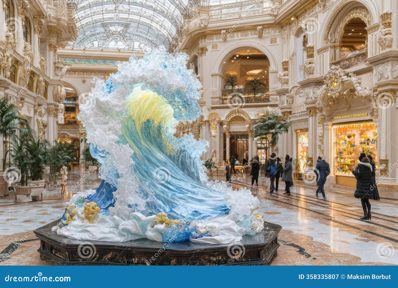 A Projection Mapping Installation in a Hotel Ballroom that Turns the ...