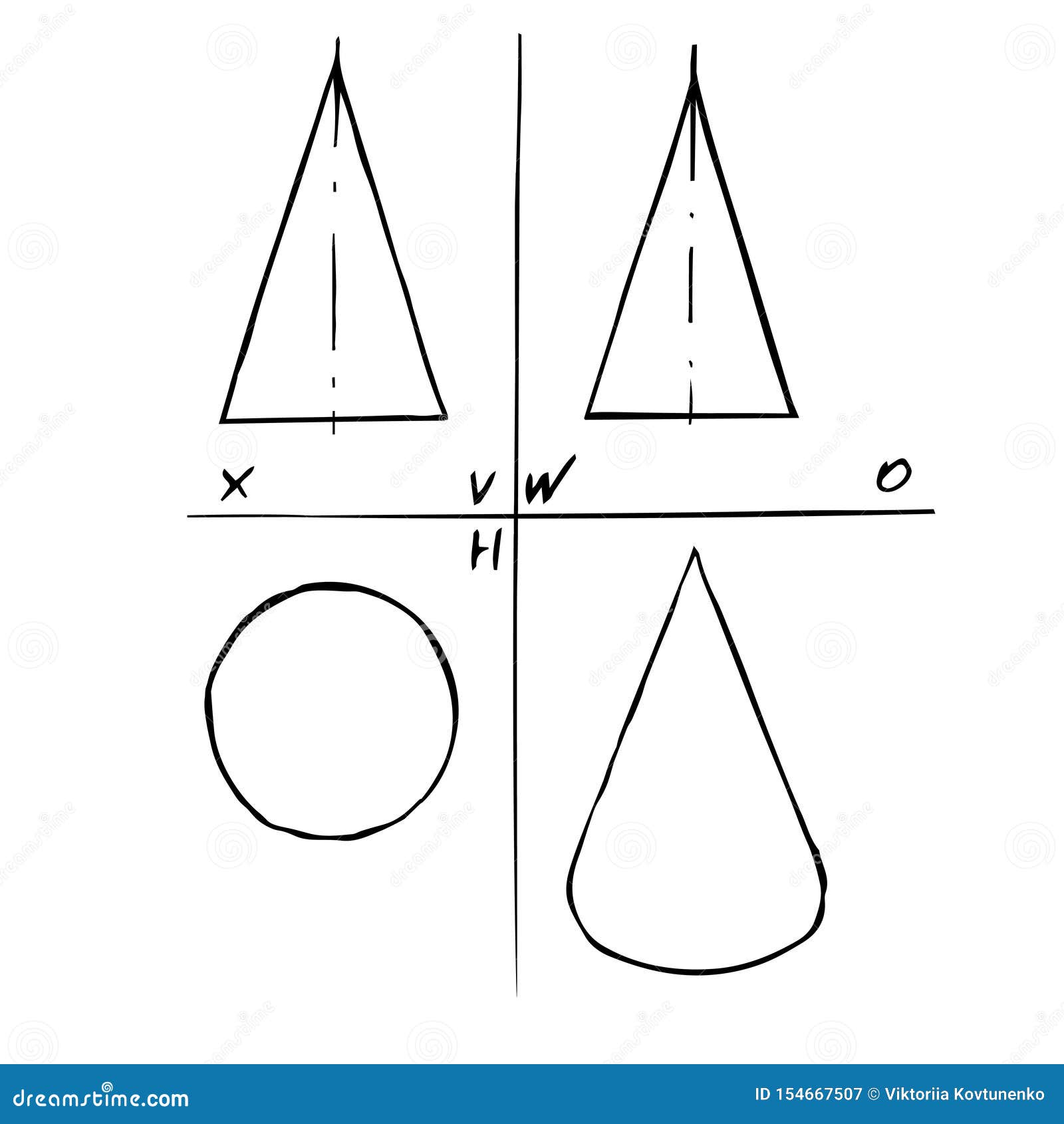 How To Draw A 3d Cone