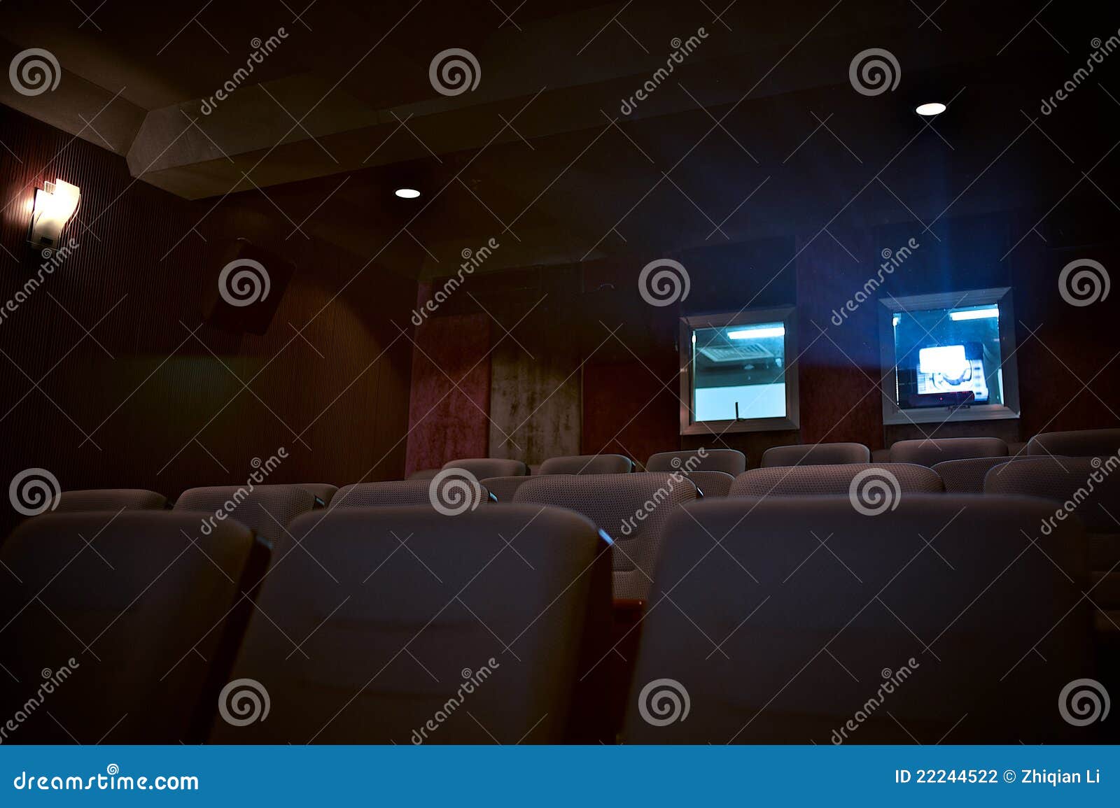 Projection room stock photo. Image of animation, seats - 22244522