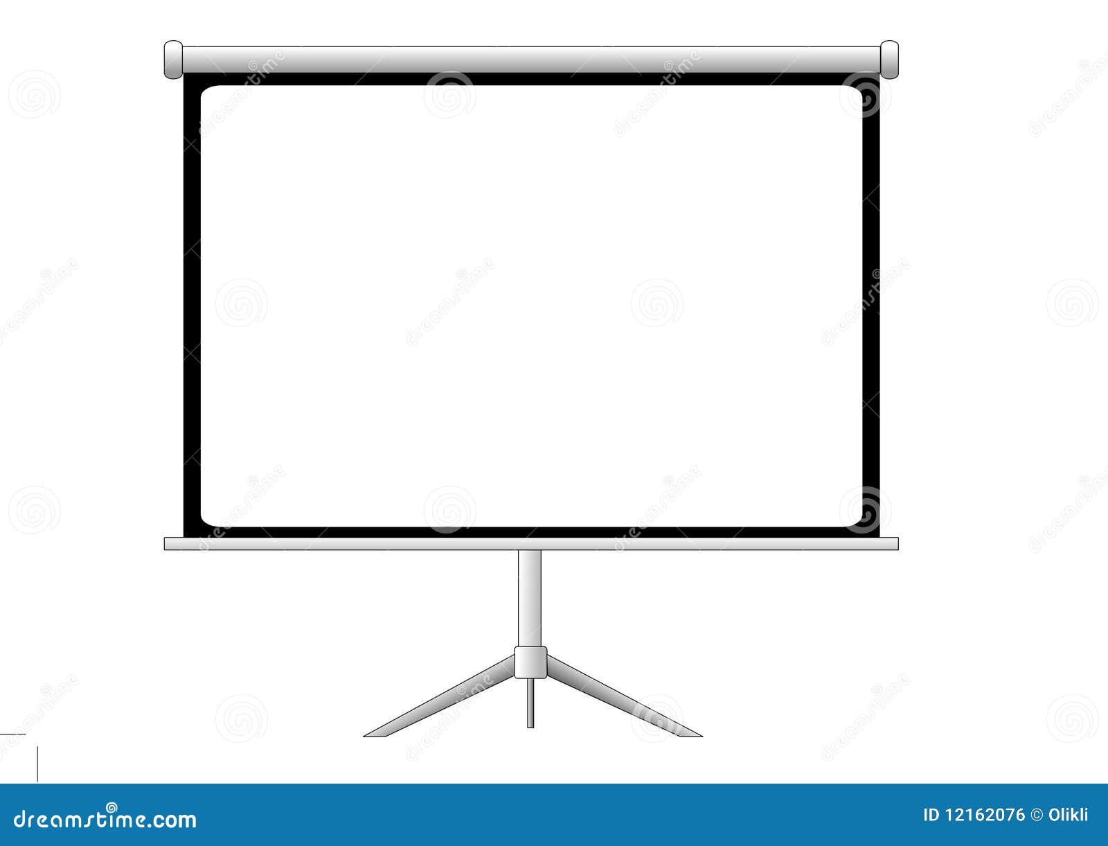 Projection Screen Vector Illustration | CartoonDealer.com #21405948