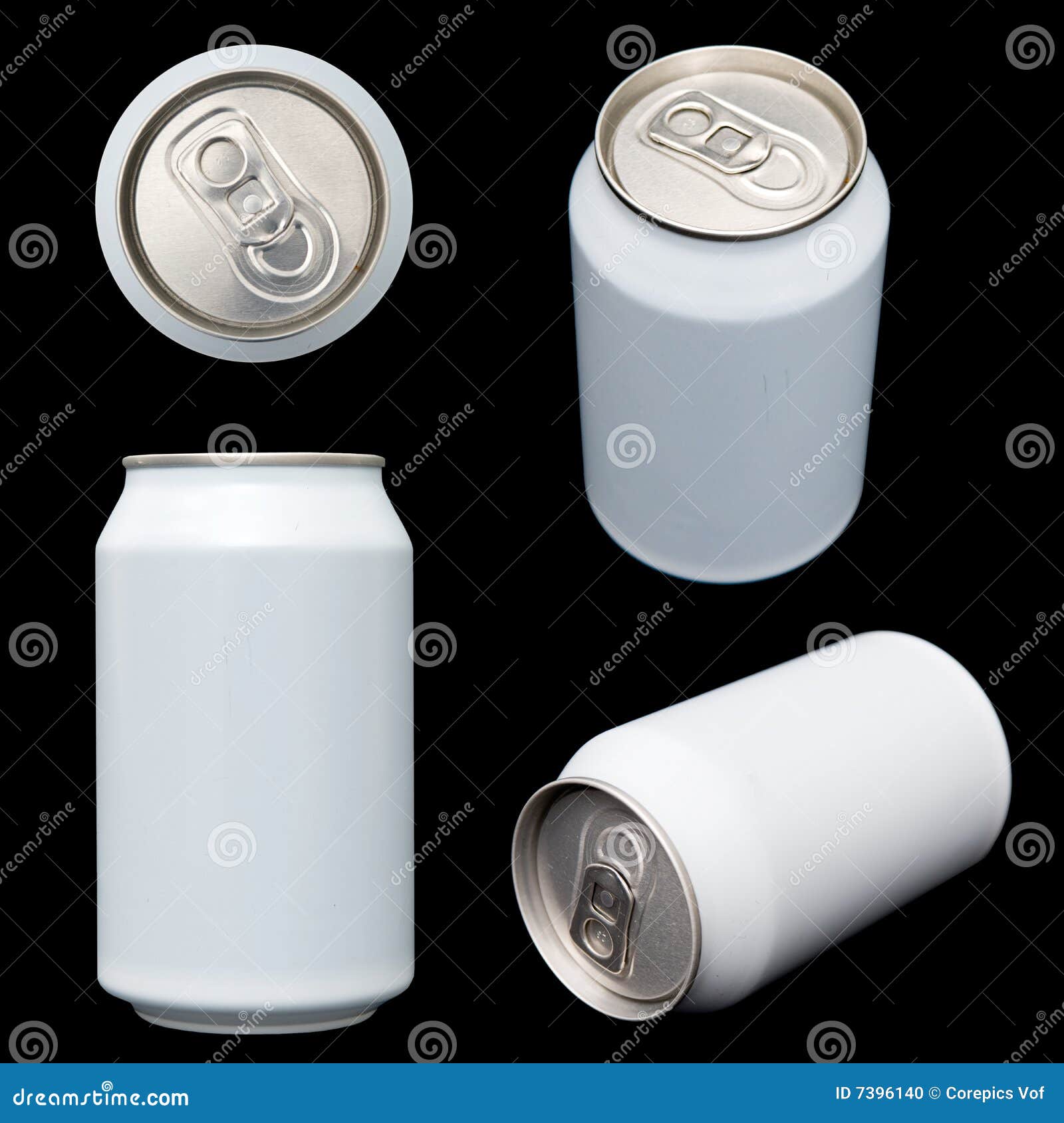 Projections of a Blank Beverage Can Stock Photo - Image of projections ...