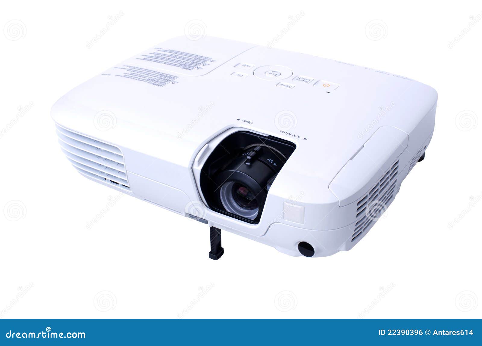 Projector stock photo. Image of corporate, education - 22390396