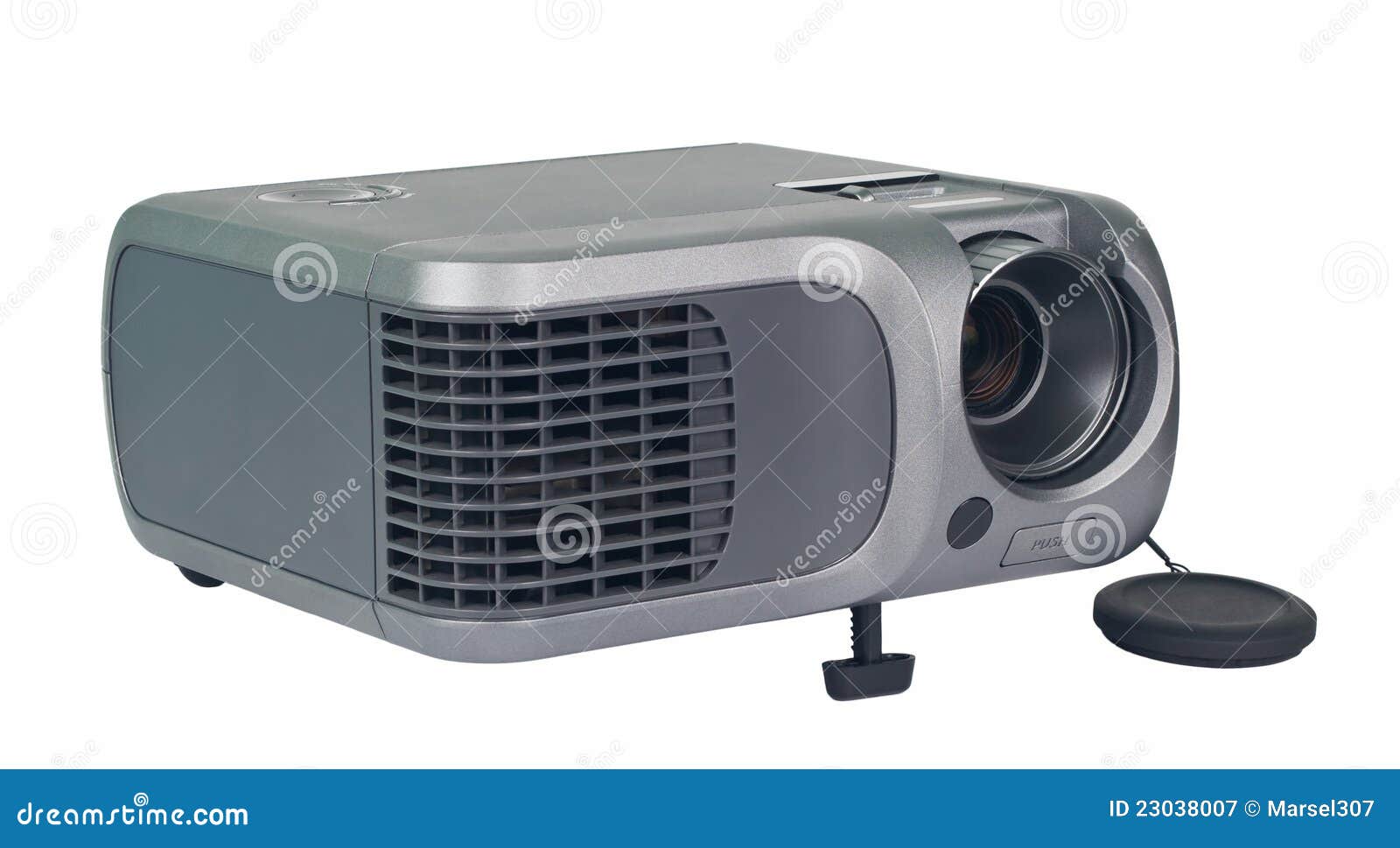 Projector stock image. Image of single, plastic, device - 23038007