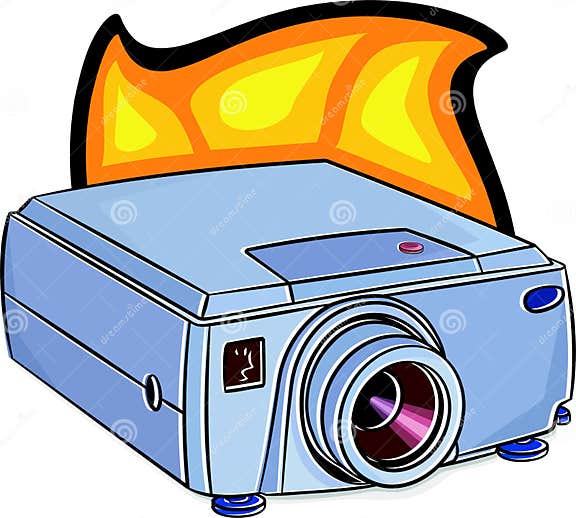 Projector stock illustration. Illustration of development - 441992