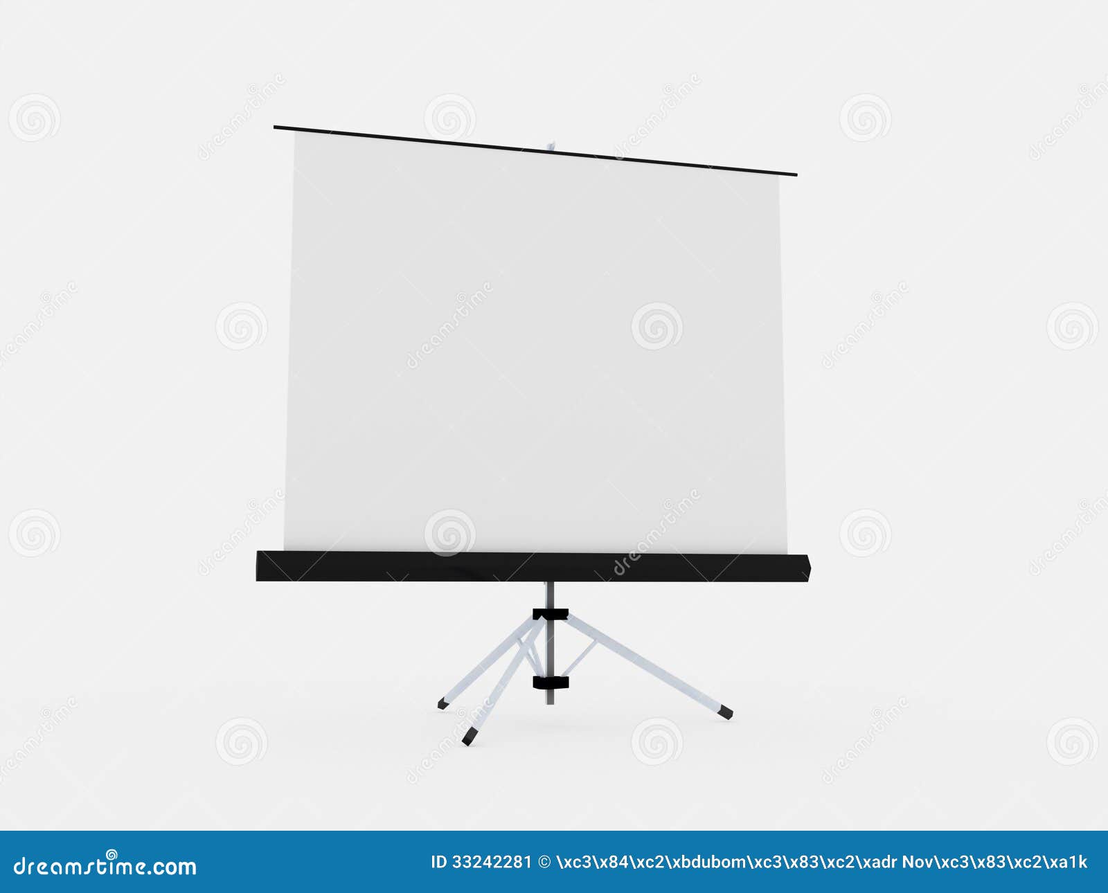Projector board isolated stock illustration. Illustration of office ...