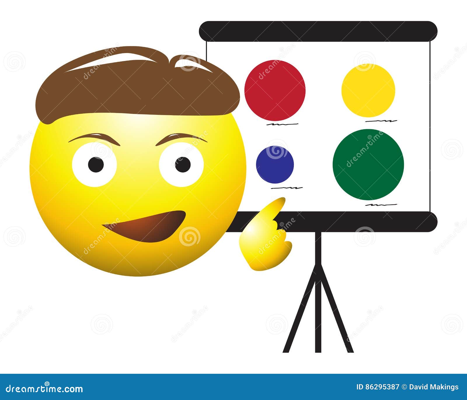 Projector Emoticon Stock Illustrations – 250 Projector Emoticon Stock ...