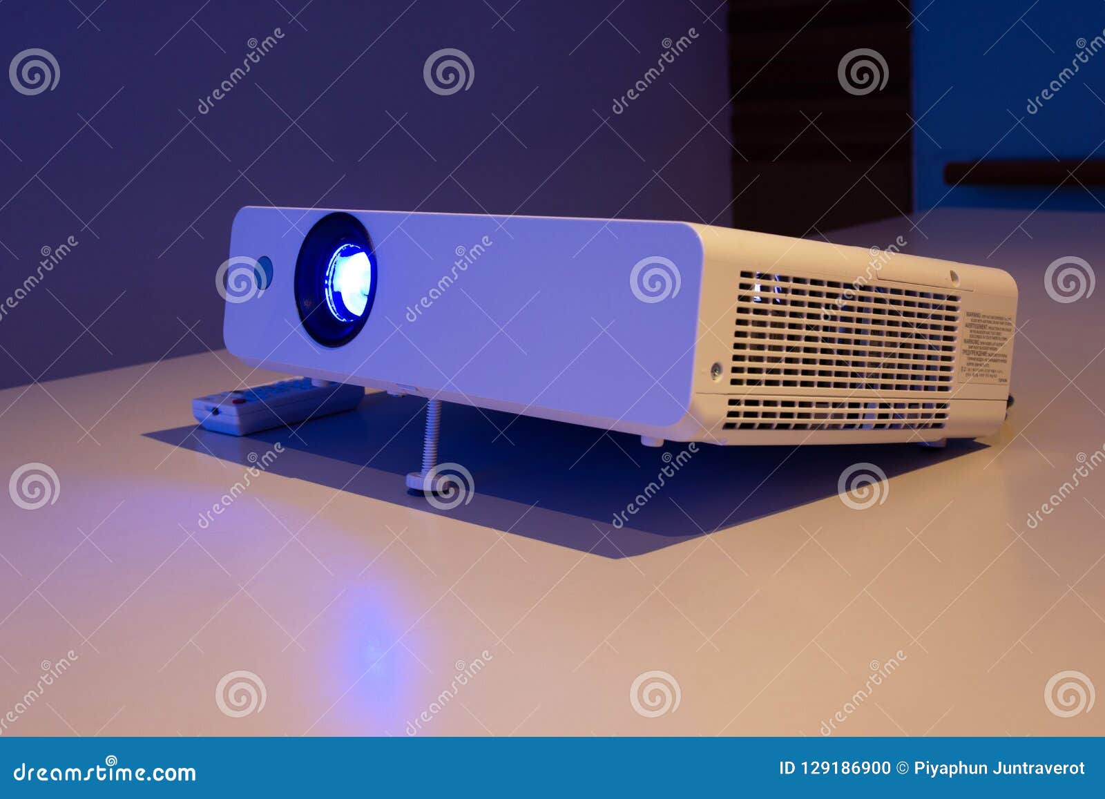 Projector Connected for Presentation in a Meeting Room Stock Photo ...