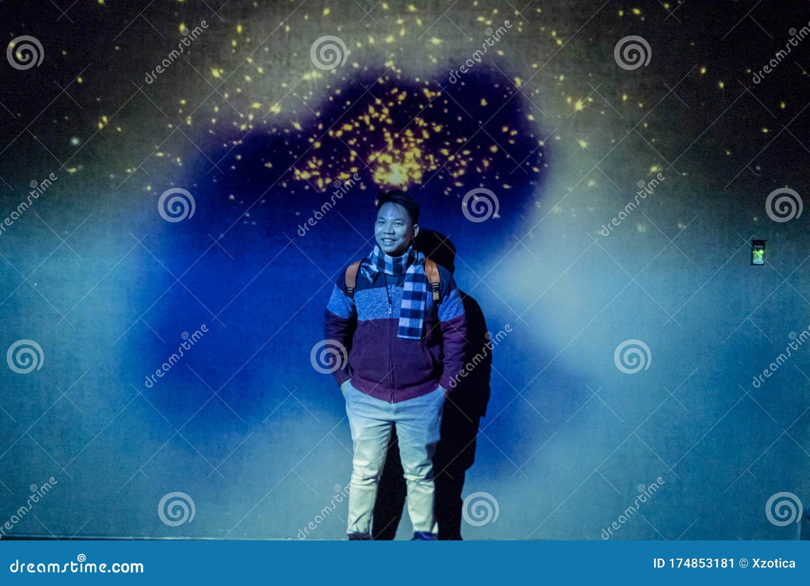 Projector and Freflecting Light Effect Art at TeamLab Borderless ...