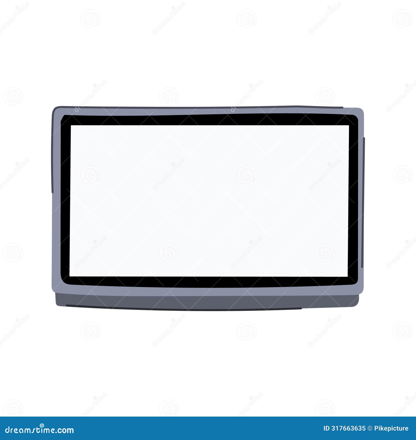 Projector Interactive Smartboard Cartoon Vector Illustration Stock ...