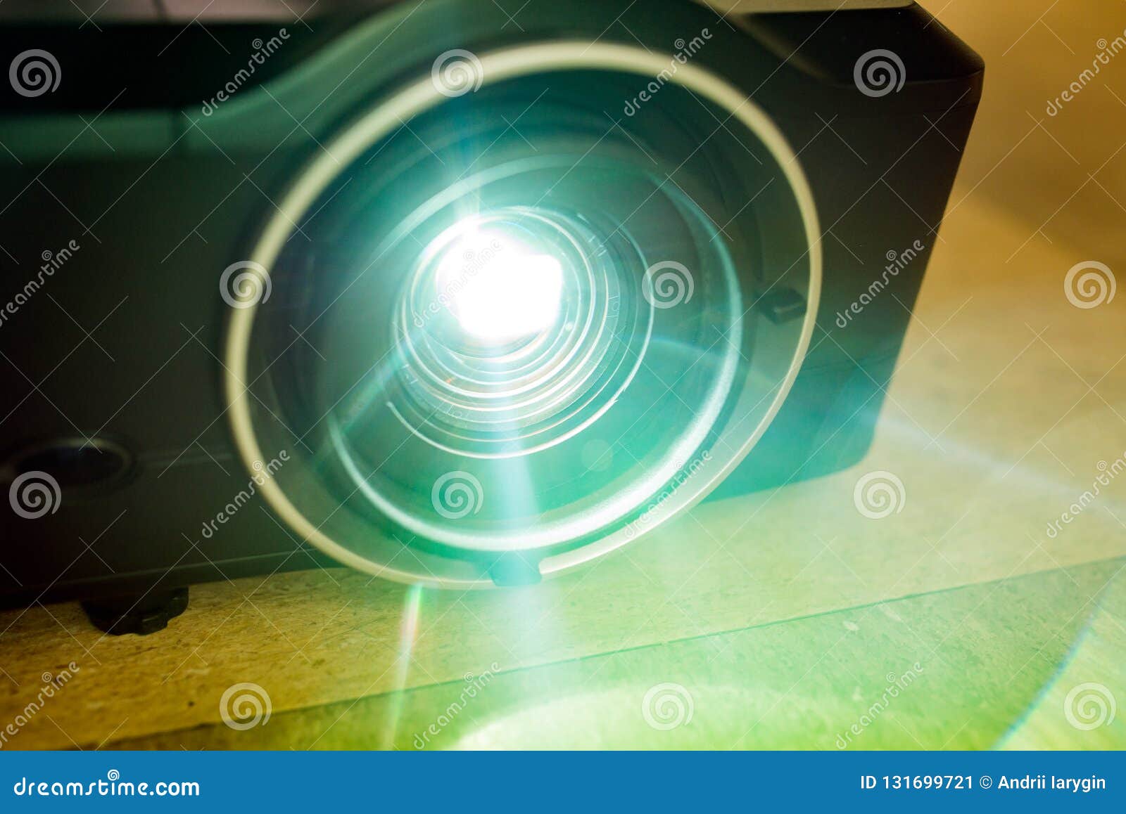 Projector Lens, Projector Light, Training and Workshop Stock Image ...