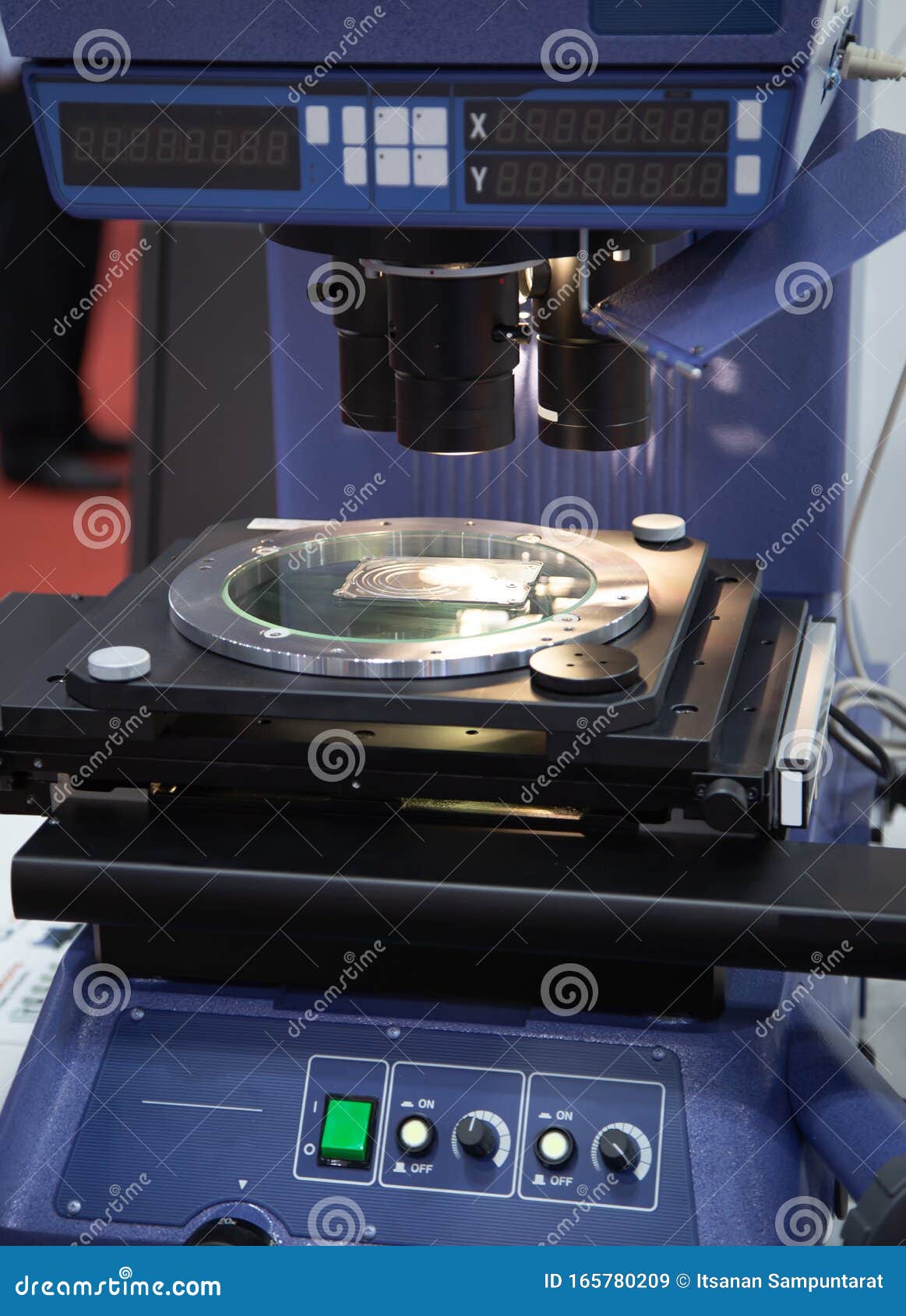 Projector Measuring Machine Stock Image - Image of measuring, probe ...