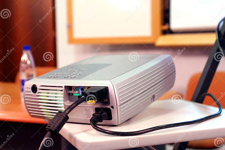 Projector on presentation stock photo. Image of career - 1290512
