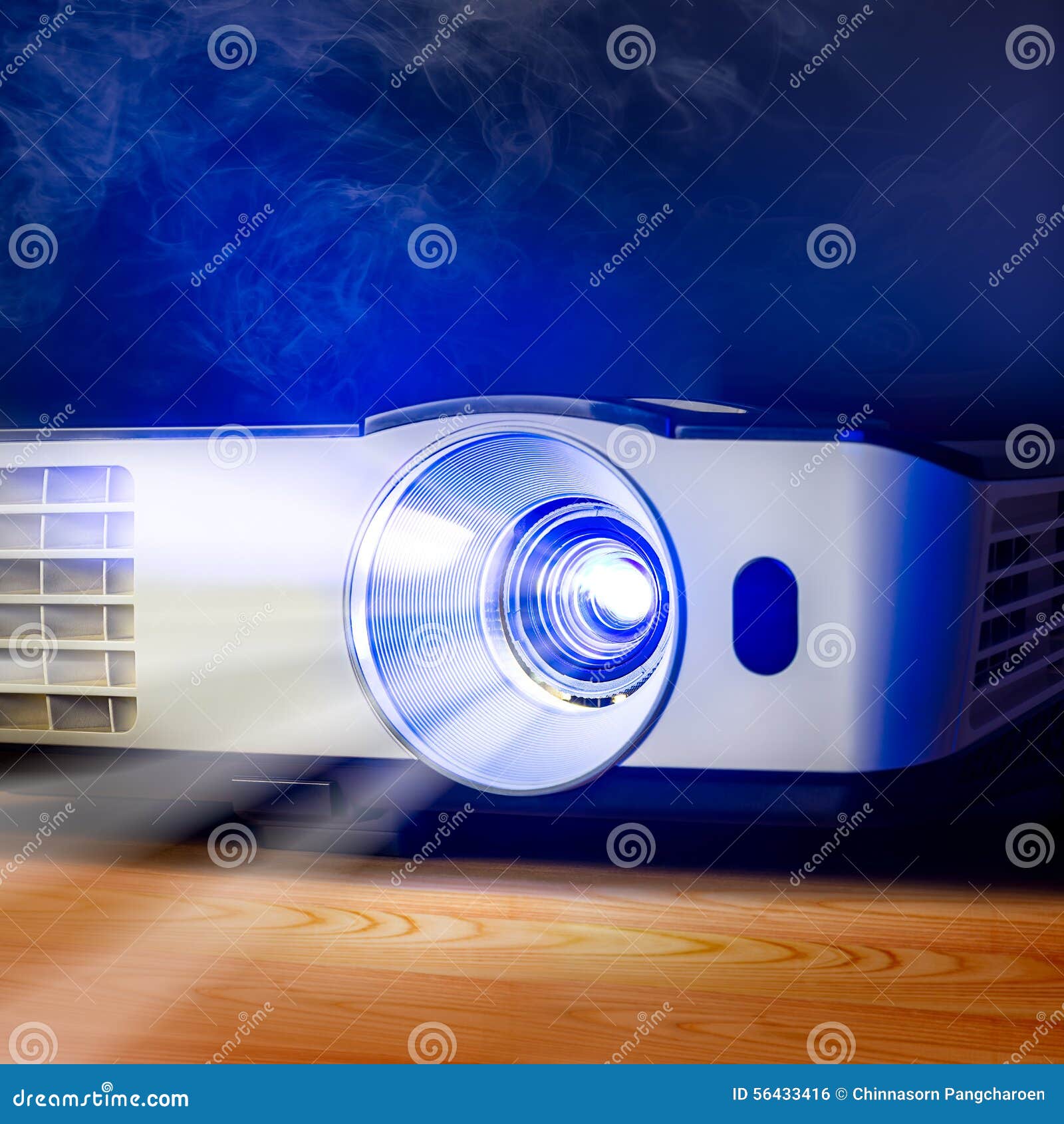 Projector for presentation stock photo. Image of lecture - 56433416