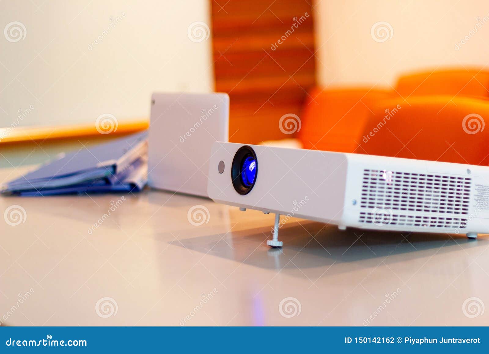 Projector for Presentation in a Meeting Room Stock Photo - Image of ...