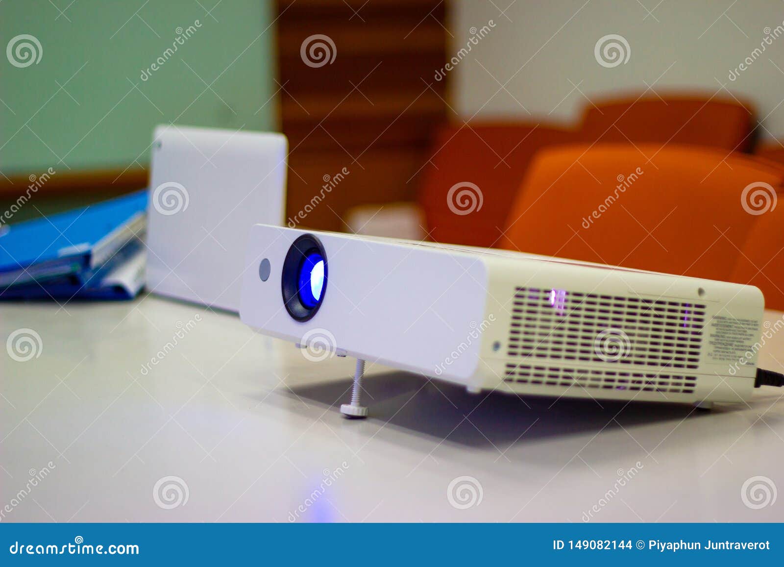 The Projector for Presentation in a Meeting Room Stock Photo - Image of ...