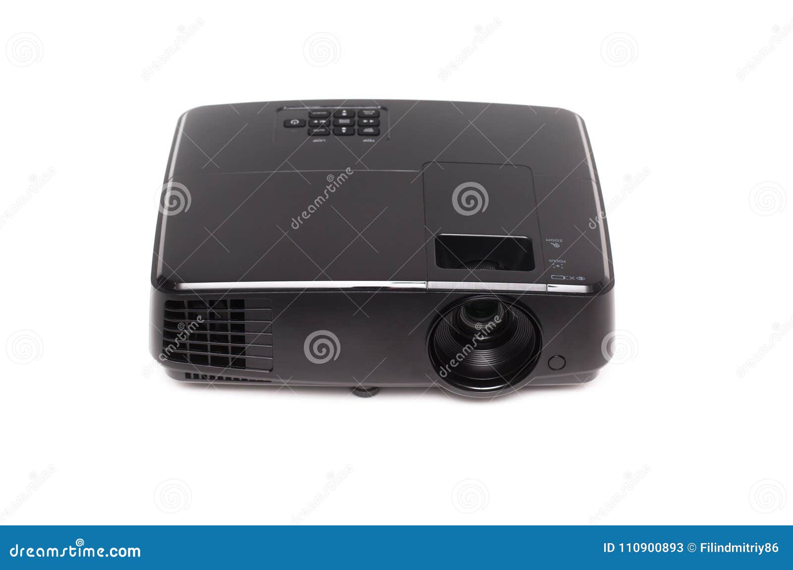 Projector. stock image. Image of multimedia, equipment - 110900893