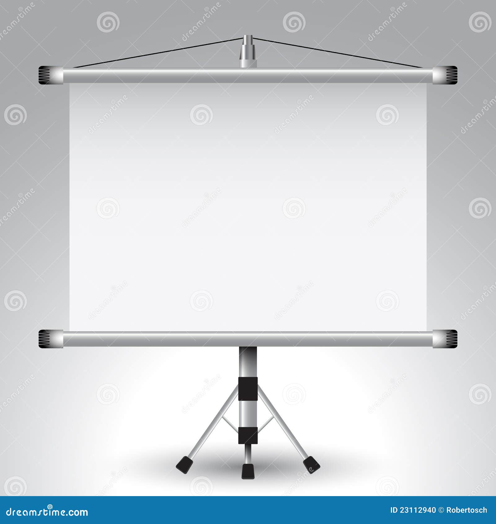 Projector roller screen stock vector. Illustration of banner - 23112940