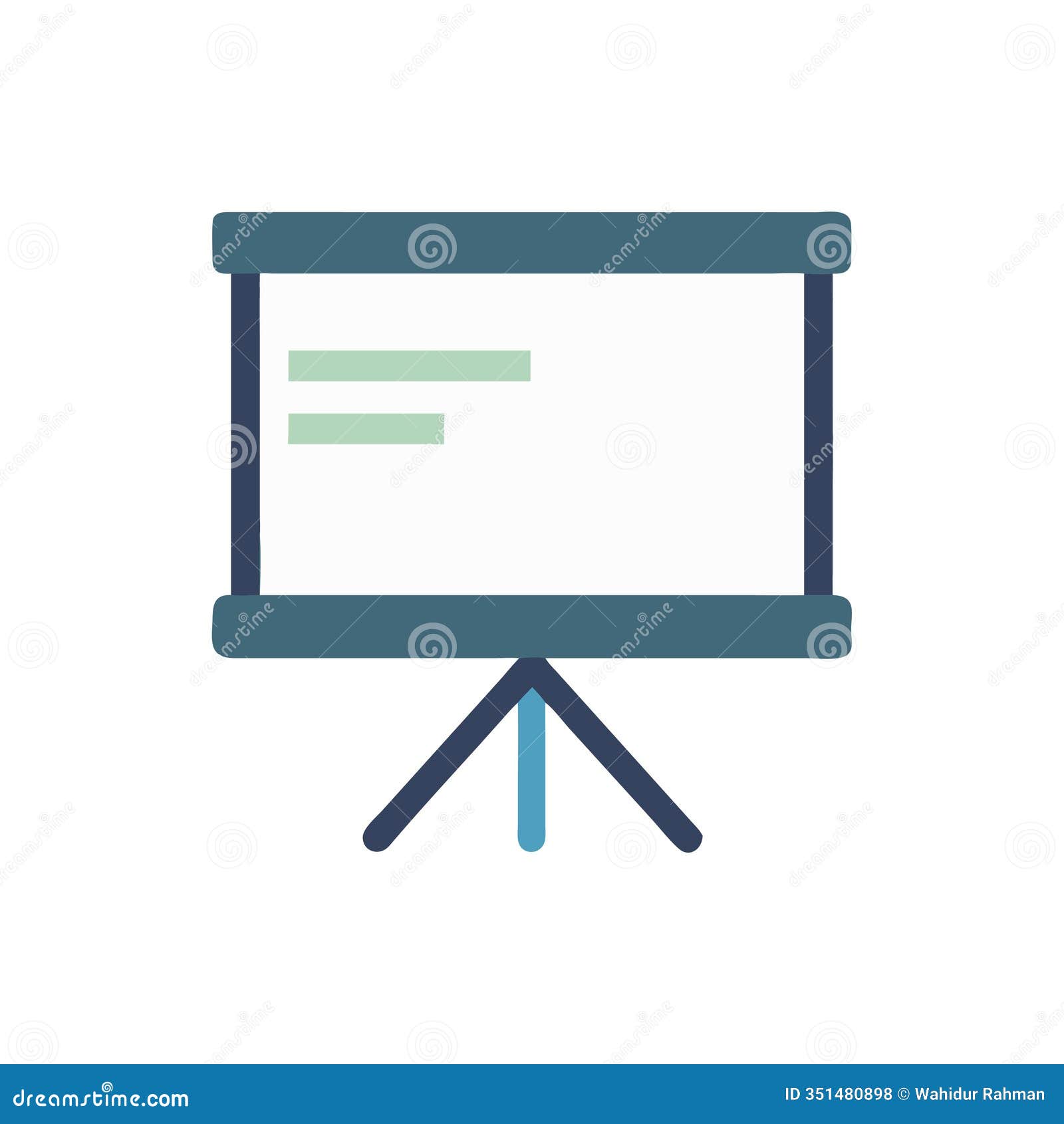 Projector Screen Icon Design Stock Illustration - Illustration of ...