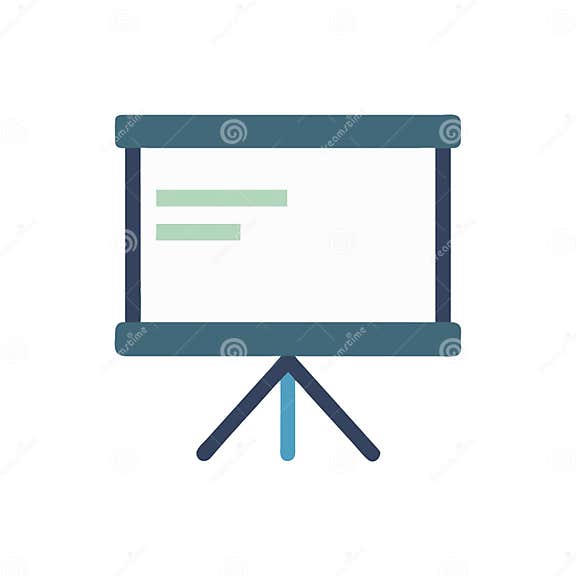 Projector Screen Icon Design Stock Illustration - Illustration of ...