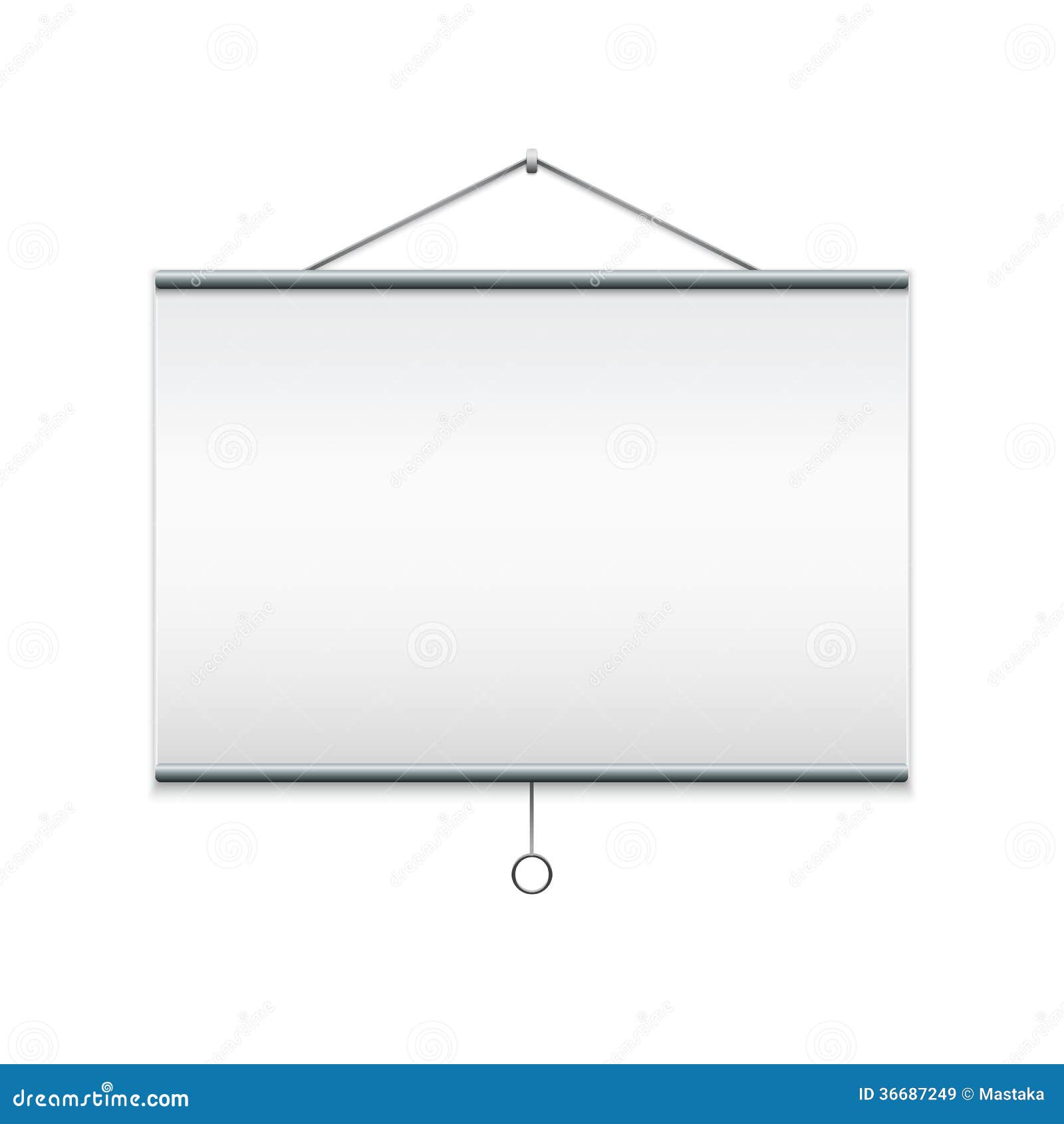 Projector screen. stock illustration. Illustration of presentation ...